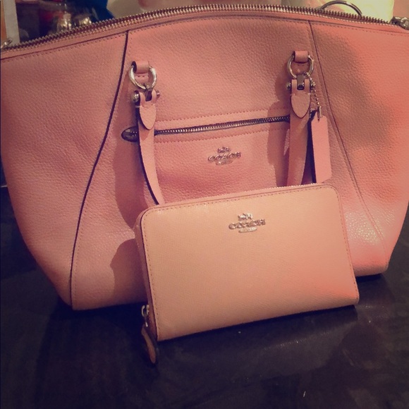 Coach | Bags | Coach Prairie Satchel And Wallet Rose | Poshmark